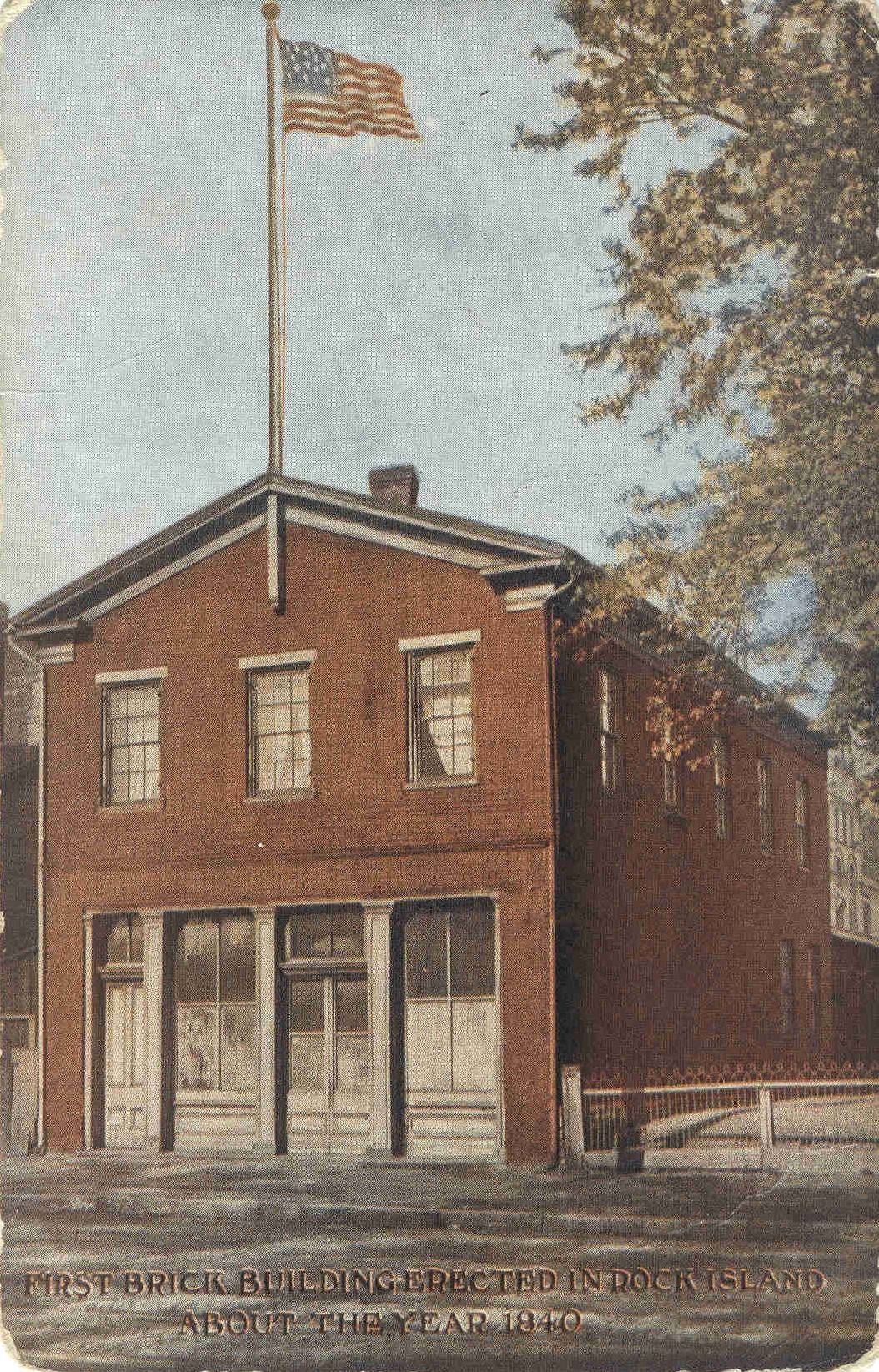 First Brick Building in Rock Island » RIPS